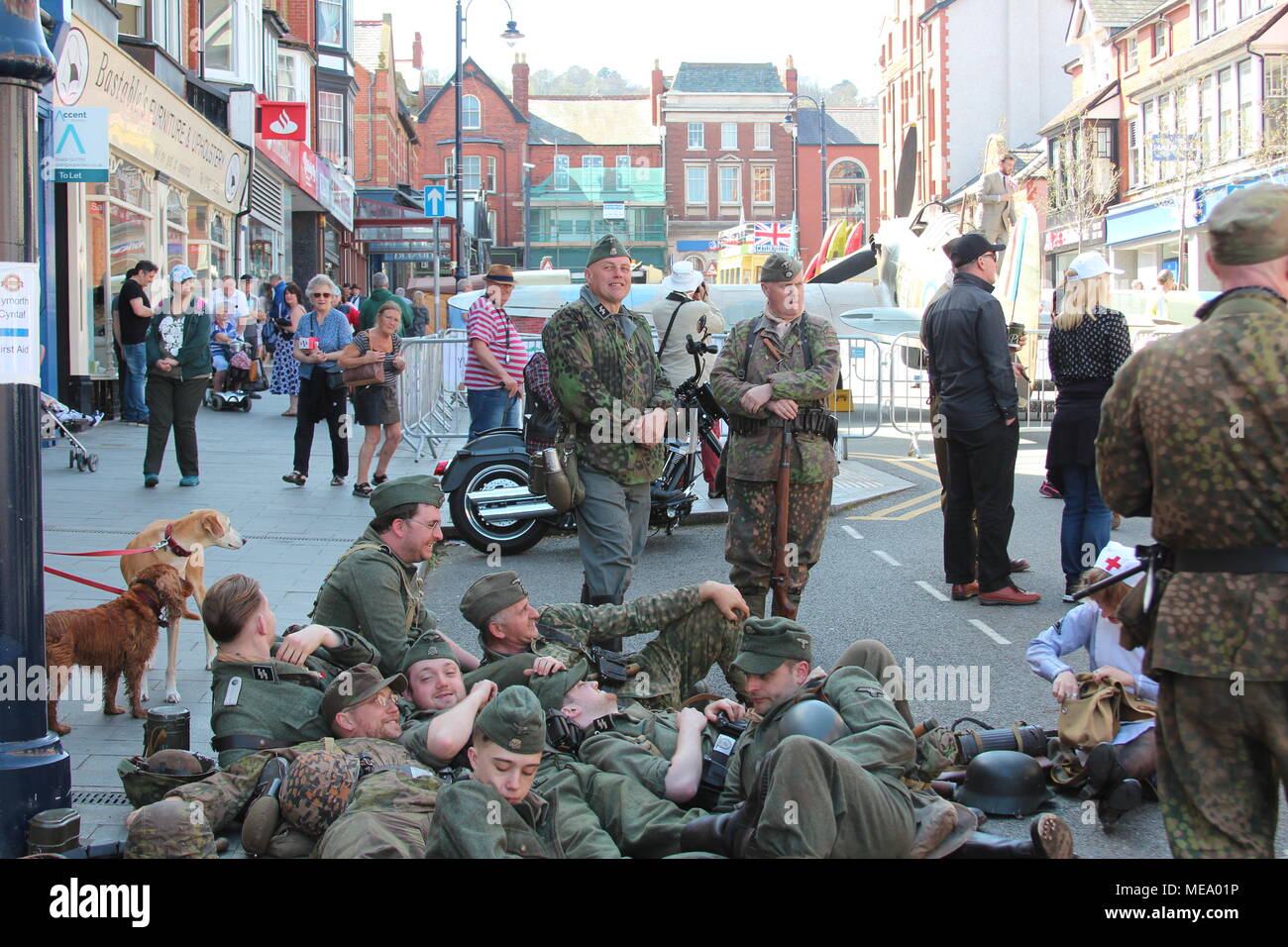 Forties military festival in Colwyn Bay,Wales Stock Photo - Alamy