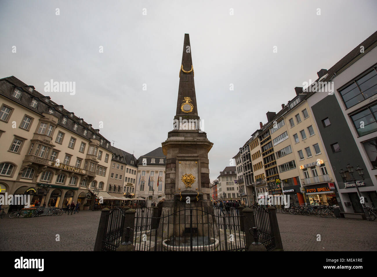 Buildings around the city center of Bonn, North Rhine Westphalia ...