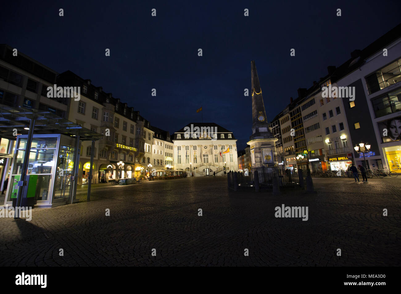 Buildings around the city center of Bonn, North Rhine Westphalia ...