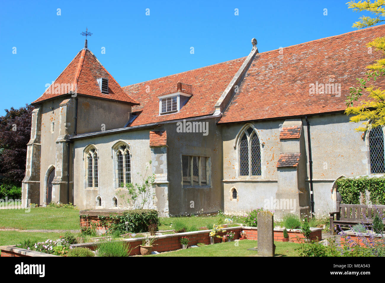 St Anne & St Laurence Parish Church, Elmstead, Essex, England Stock ...