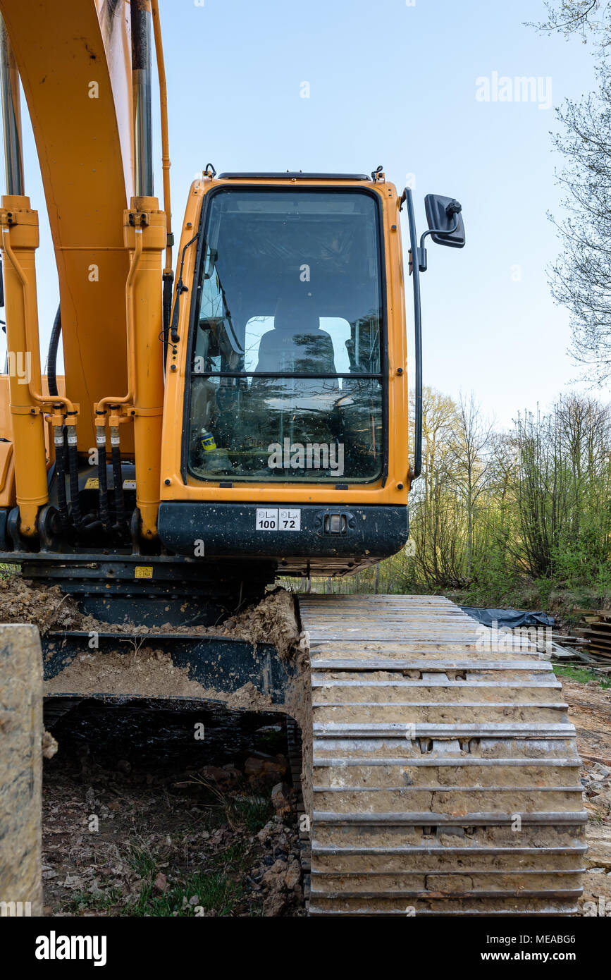 Mechanical Digger Bulldozer Stock Photo - Alamy