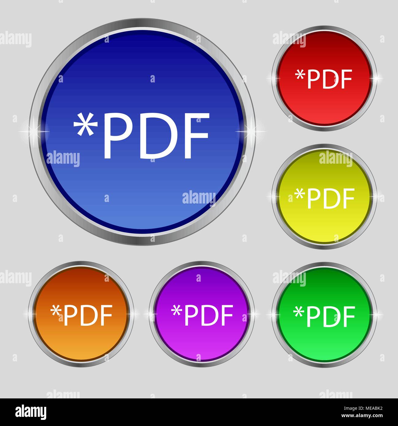 PDF file document icon. Download pdf button. PDF file extension symbol ...