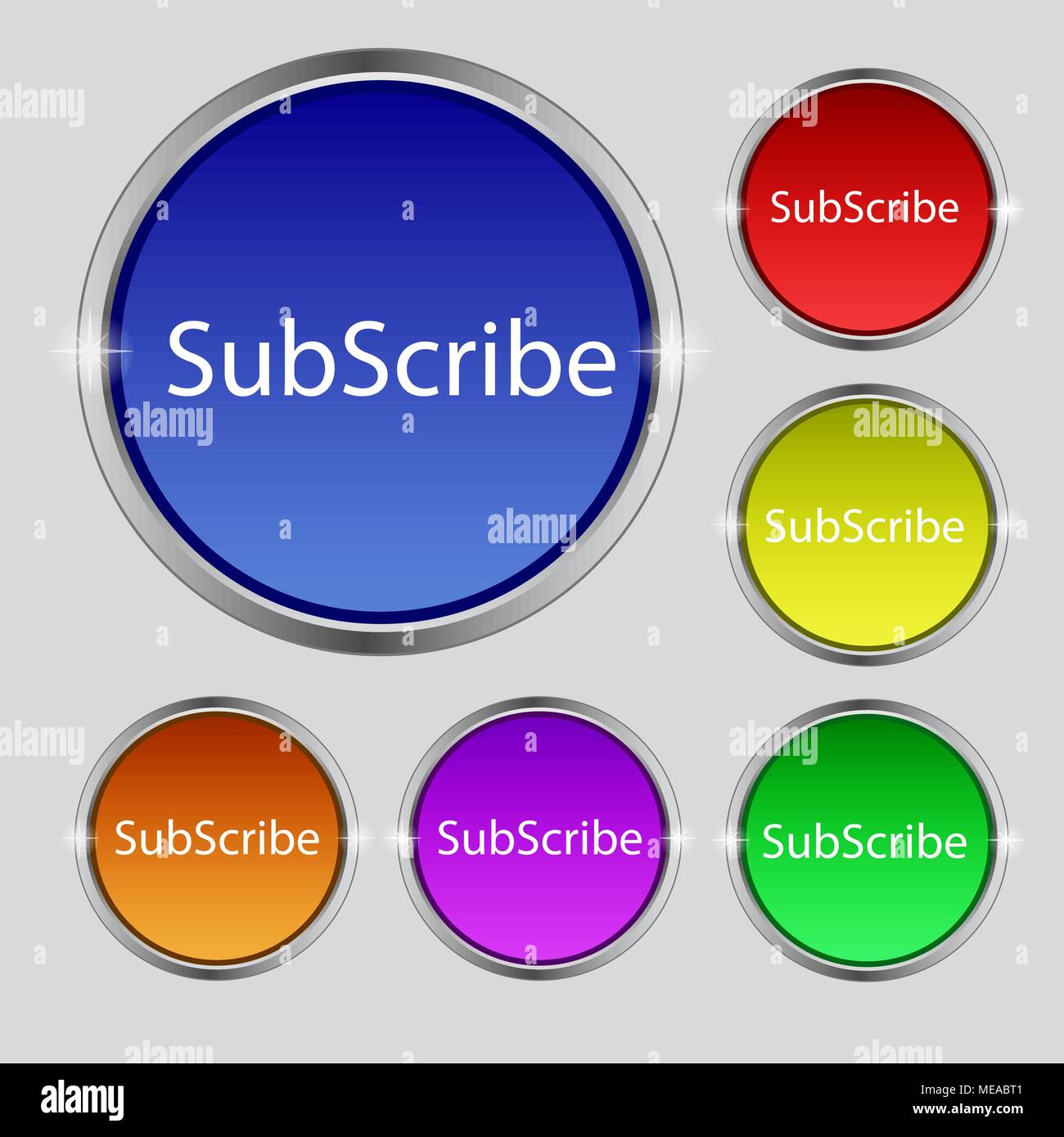 Subscribe sign icon. Membership symbol. Website navigation. Set of ...