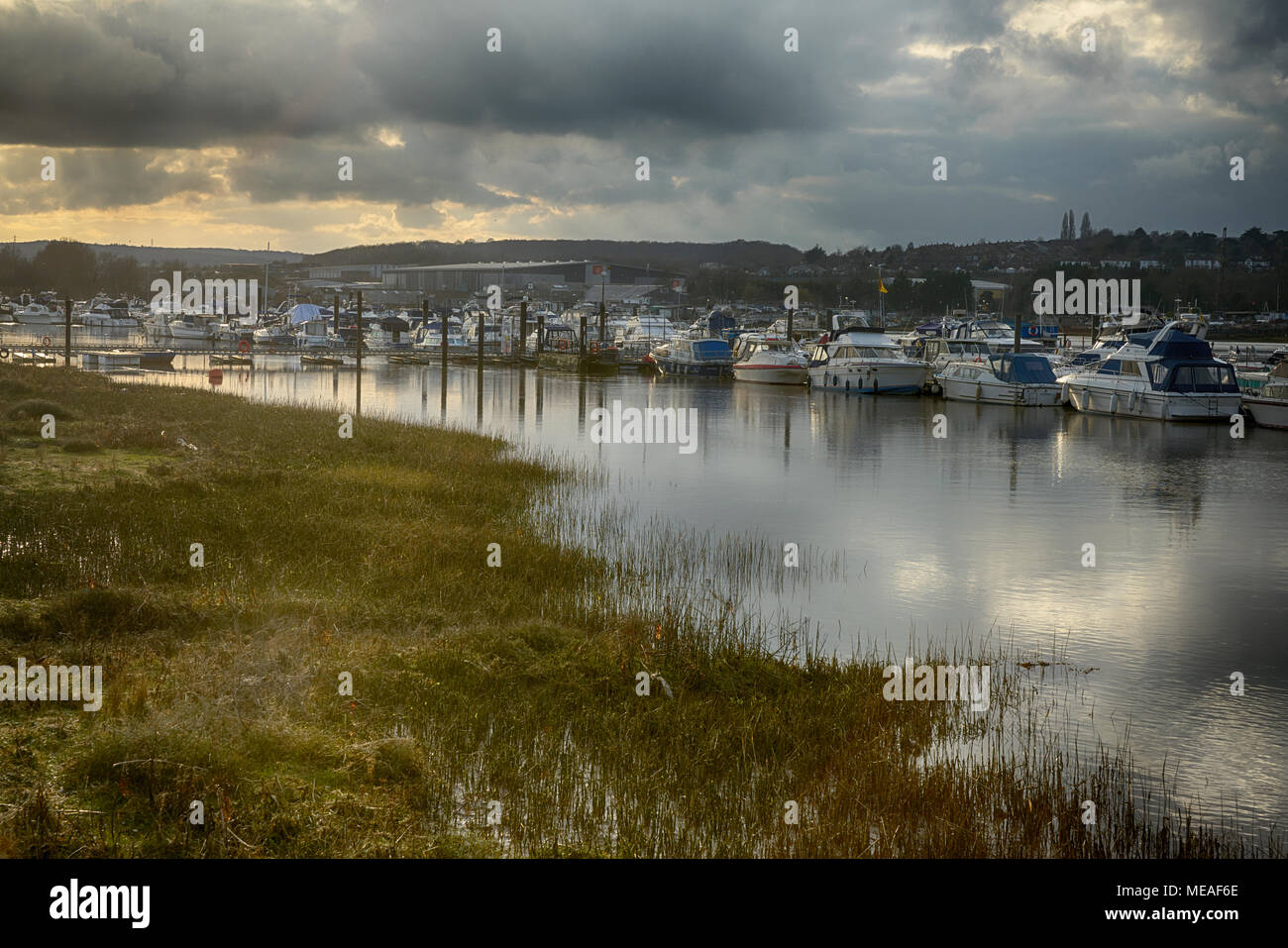 rochester river medway Stock Photo - Alamy