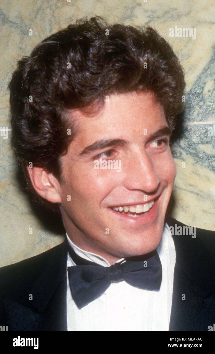 John Kennedy, Jr. 1983 Photo By John Barrett/PHOTOlink.net Stock Photo ...