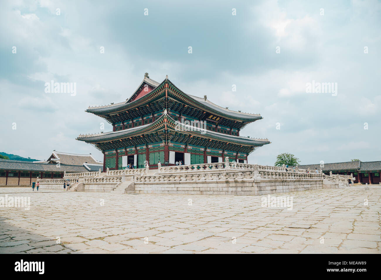 Gyeongbokgung Palace Korean traditional architecture in Seoul, Korea ...