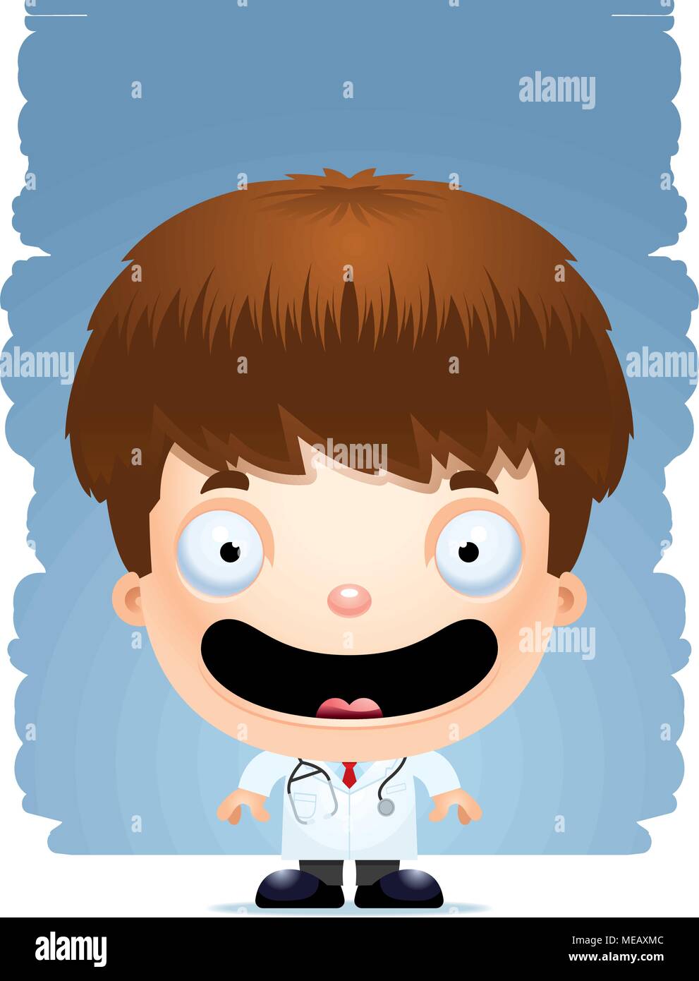 A cartoon illustration of a boy doctor smiling Stock Vector Image & Art ...