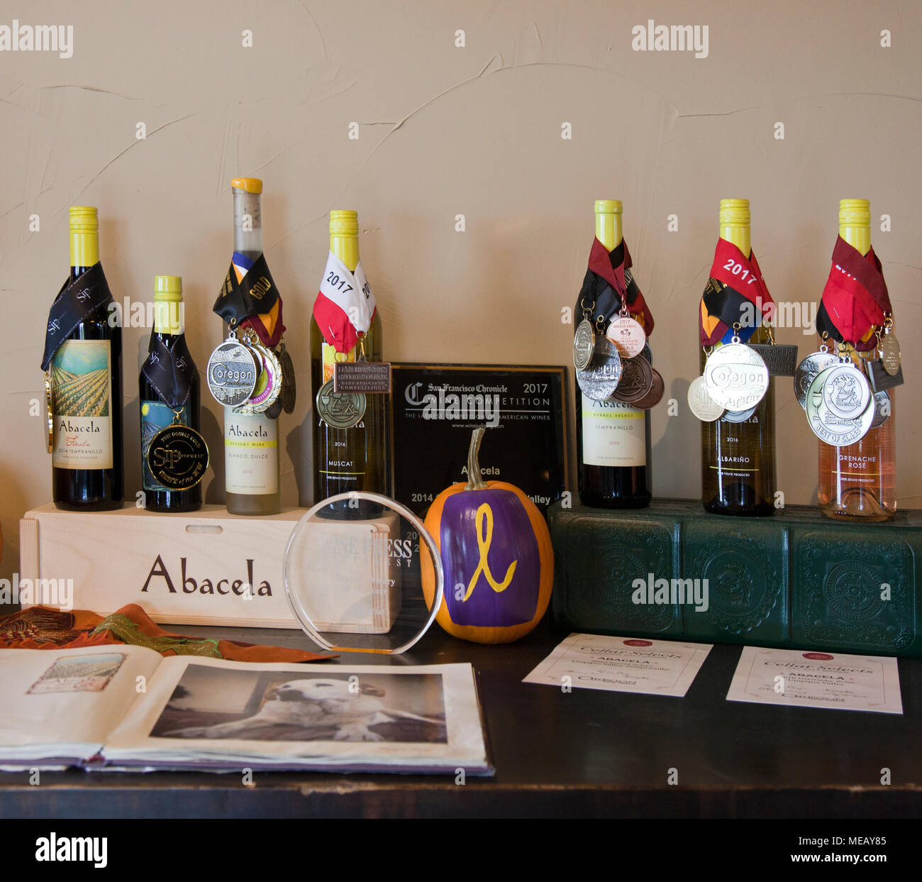 Abacela prize winning wines hi-res stock photography and images - Alamy