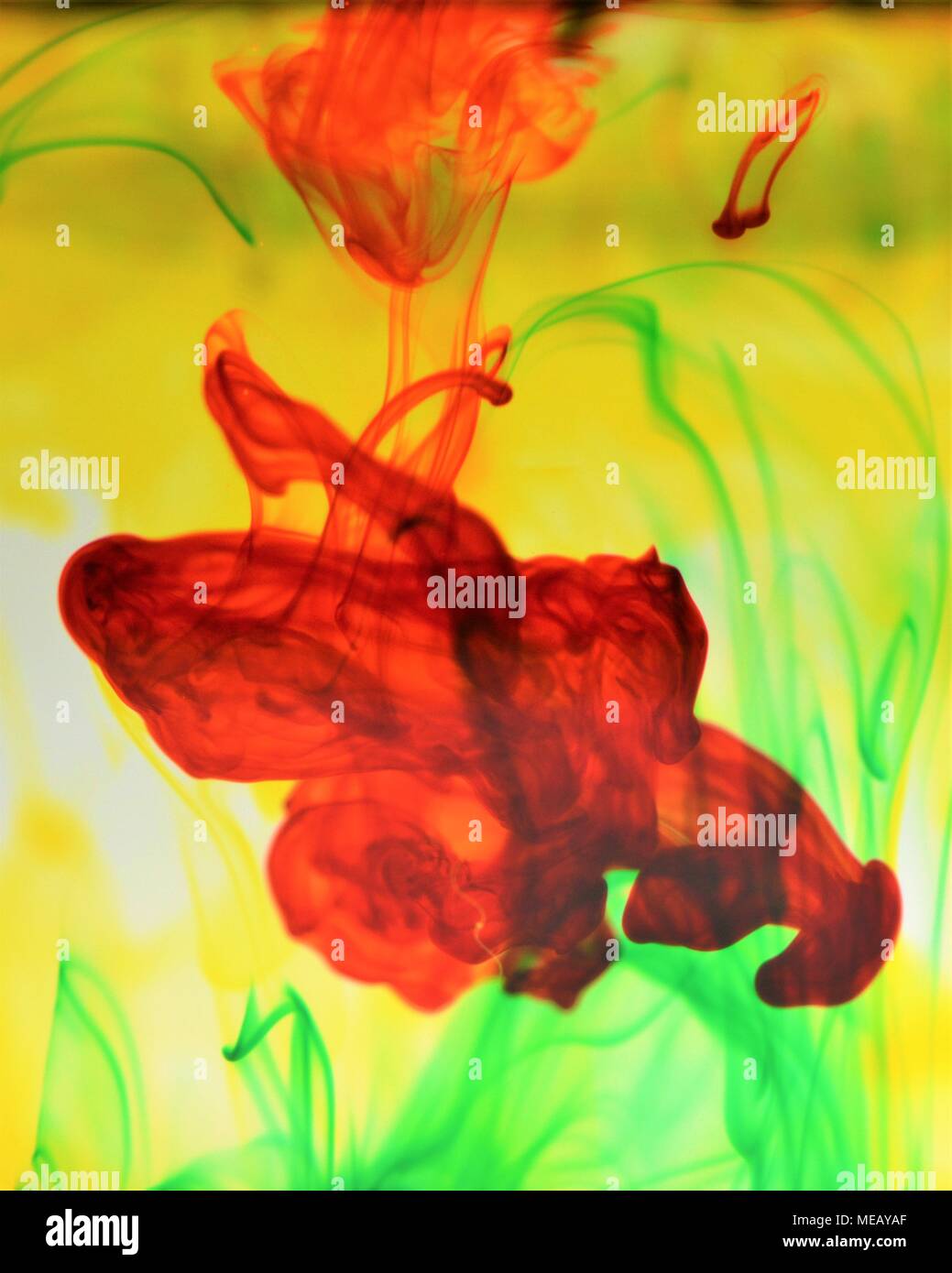 Abstract Colors in Water Stock Photo - Alamy