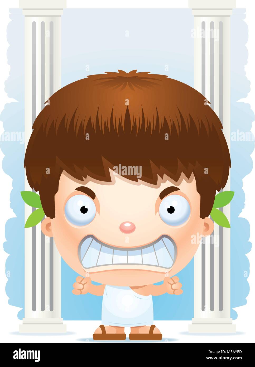 Greek child illustration Stock Vector Images - Alamy