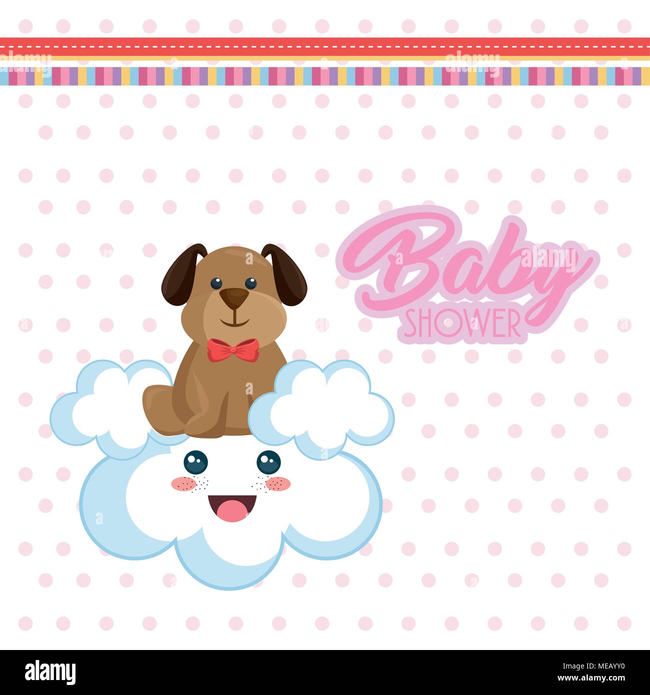 Baby shower garlands Cut Out Stock Images & Pictures - Alamy