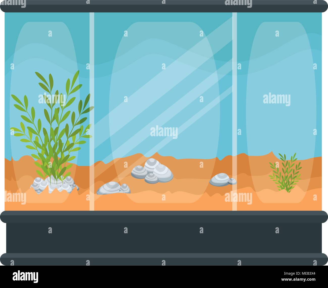 square aquarium without fish icon Stock Vector Image & Art - Alamy