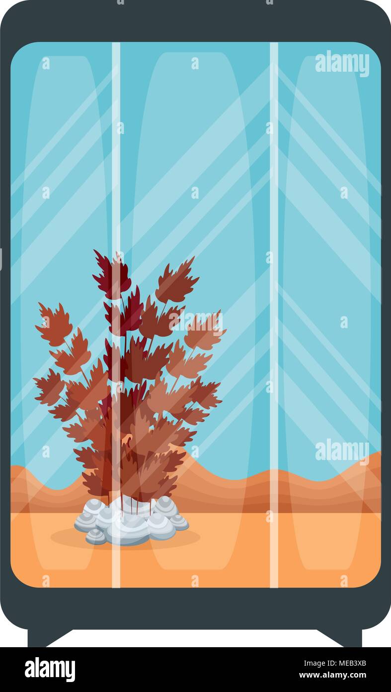 rectangular aquarium without fish icon Stock Vector Image & Art - Alamy