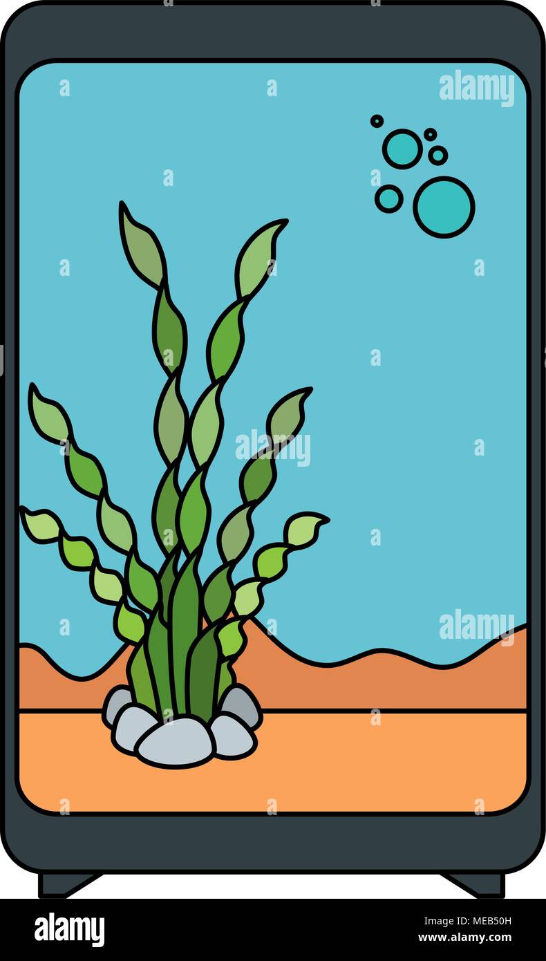 rectangular aquarium without fish icon Stock Vector Image & Art - Alamy