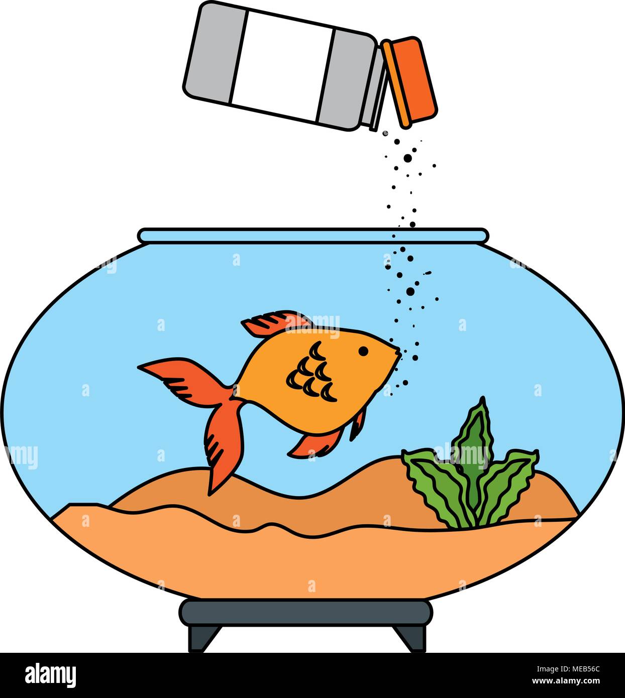 Fish Flakes Clipart