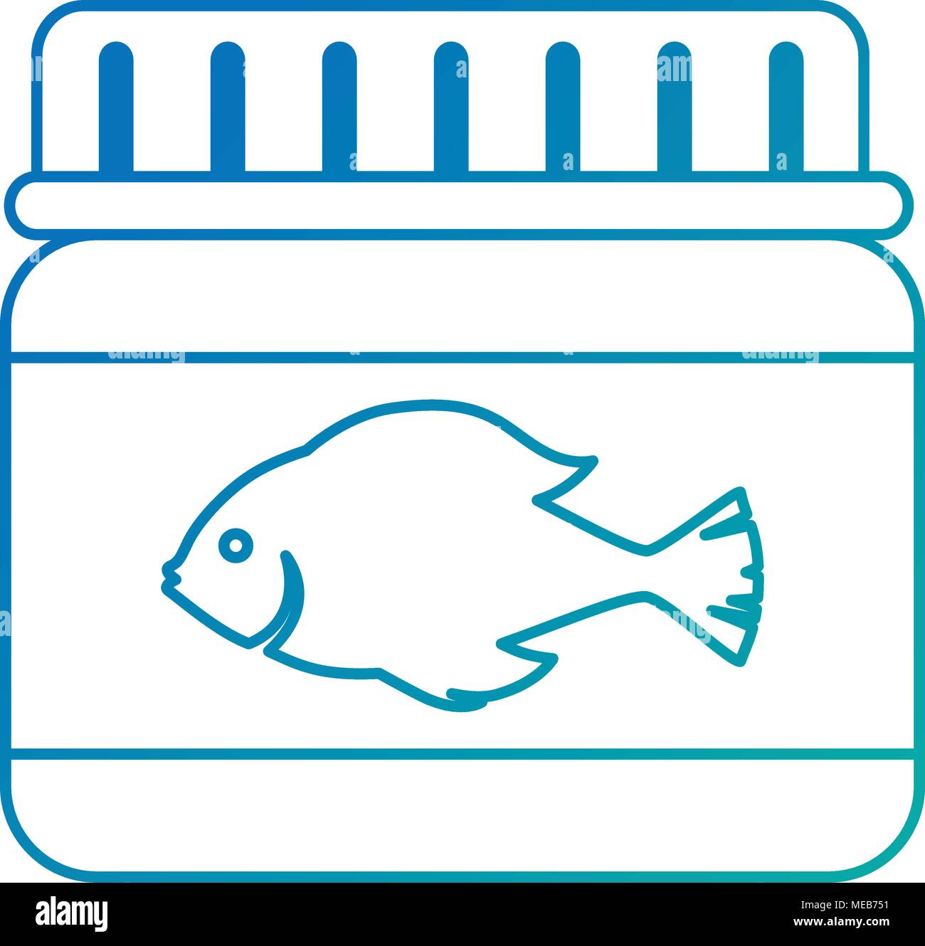 Packing fish Stock Vector Images - Alamy