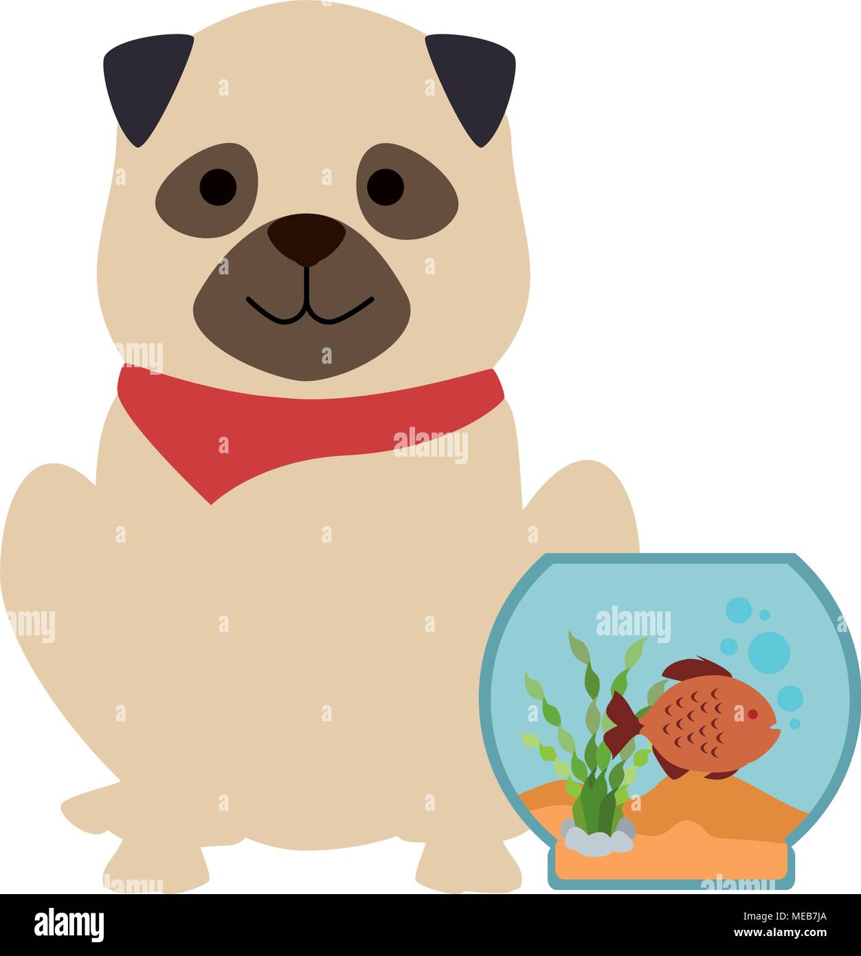 Sea swim dog Stock Vector Images - Alamy