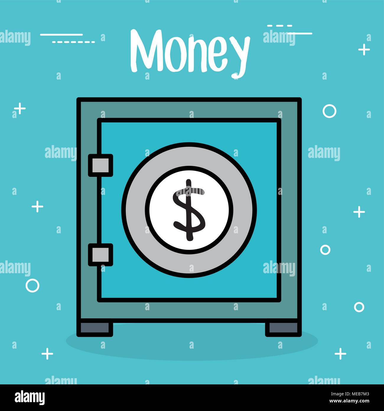 save money security box Stock Vector Image & Art - Alamy