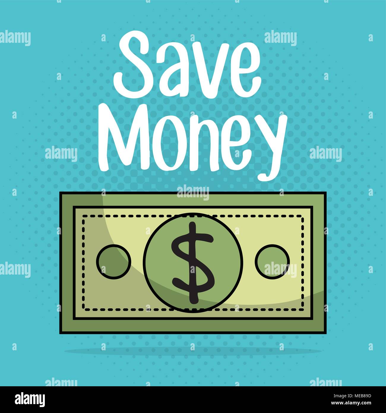 save money bills icons Stock Vector Image & Art - Alamy