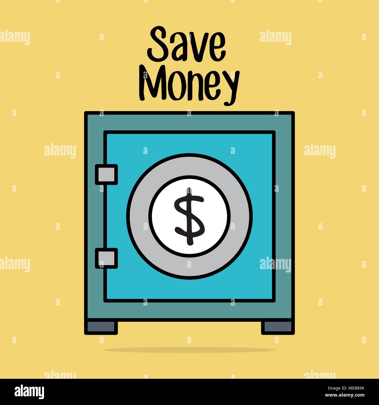save money security box Stock Vector Image & Art - Alamy