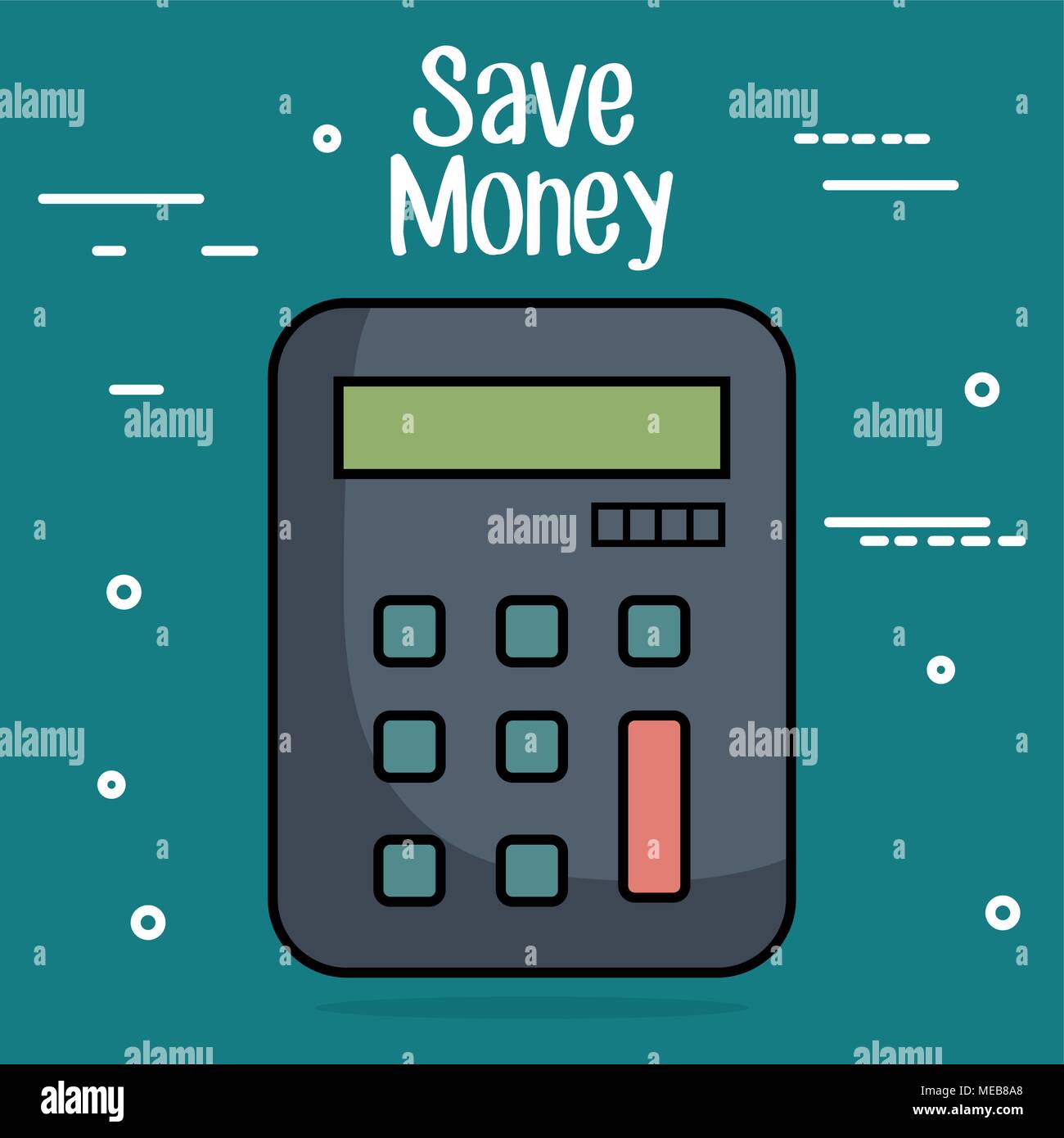 calculator save money icon Stock Vector Image & Art - Alamy