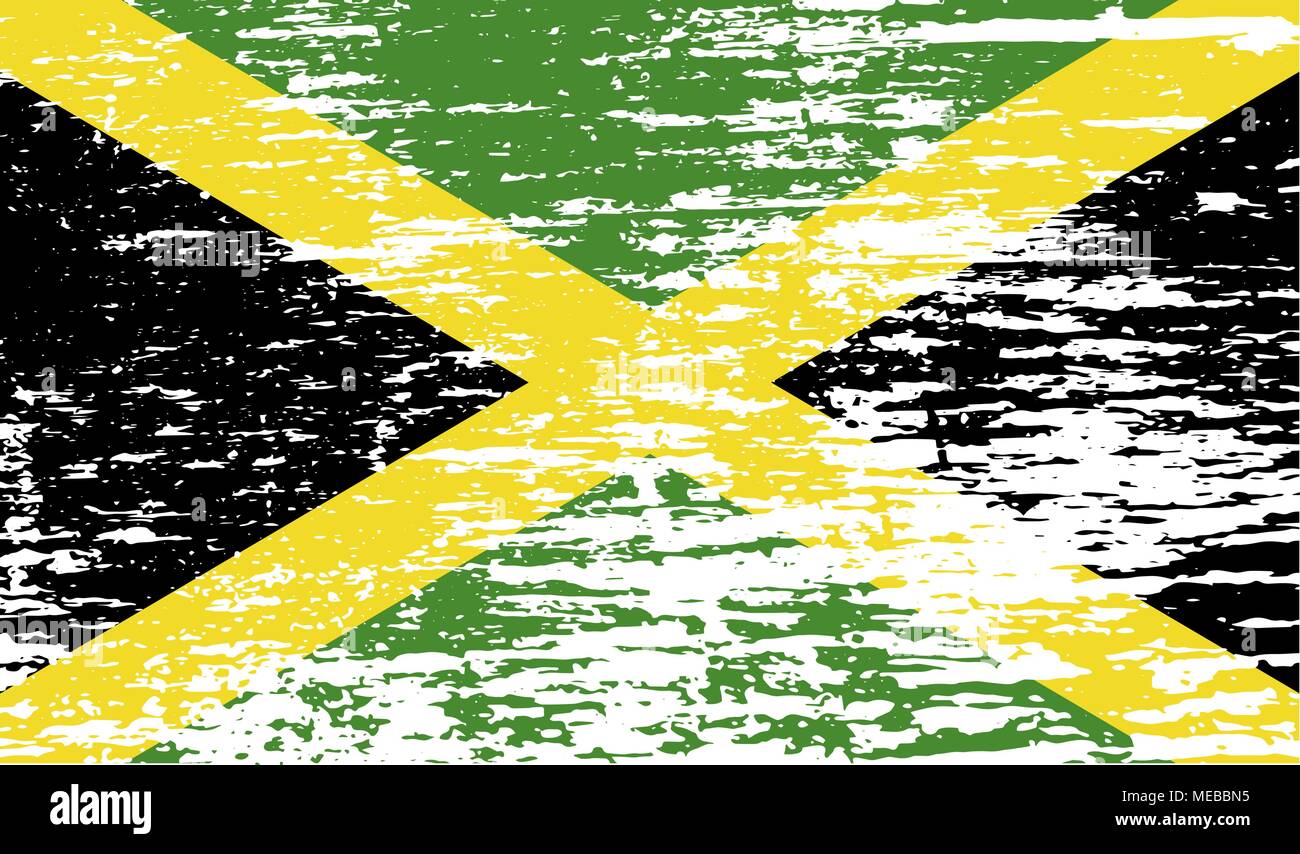 Satin texture jamaican flag Stock Vector Images - Alamy