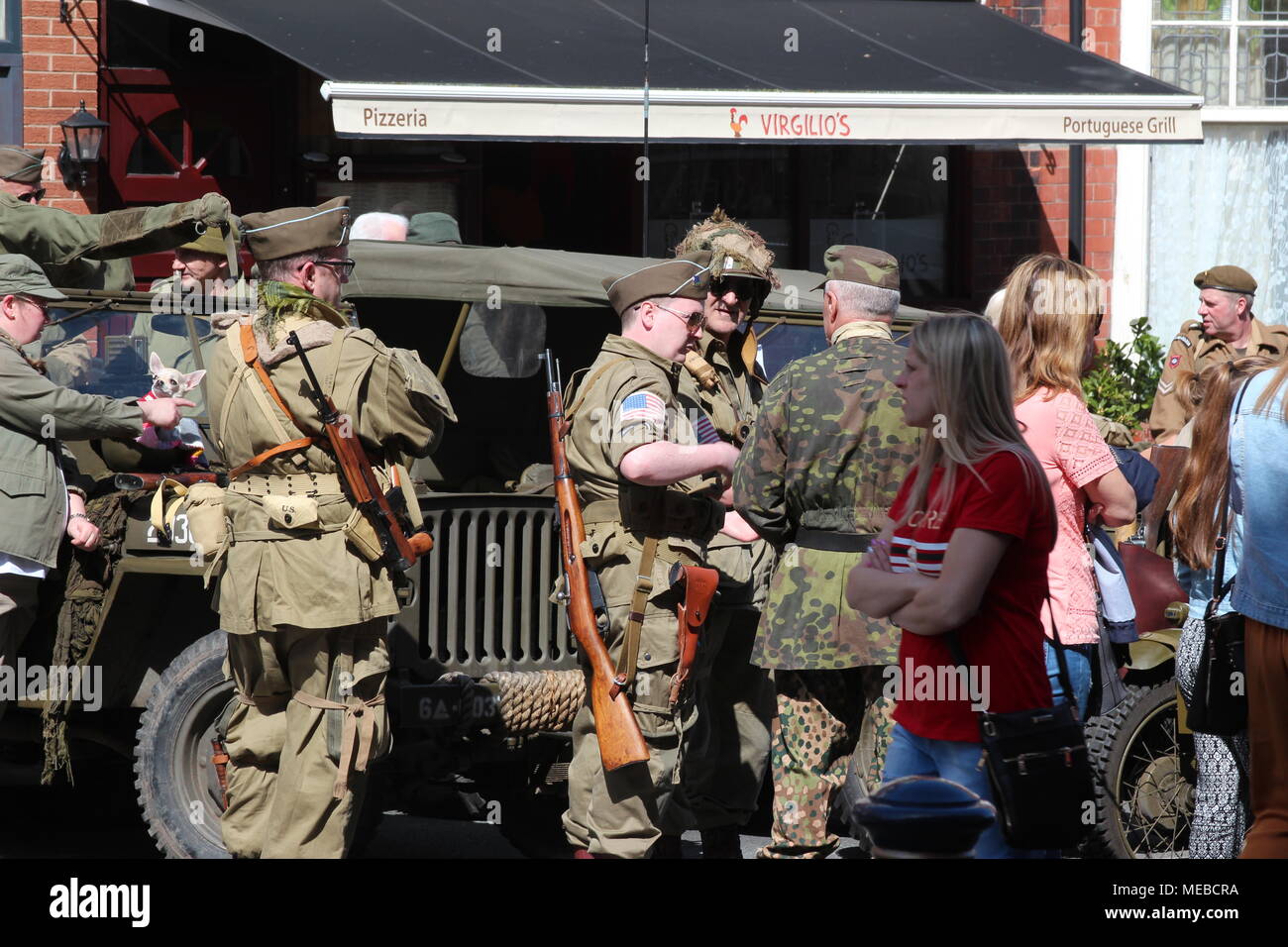 Forties military festival in Colwyn Bay,Wales Stock Photo - Alamy
