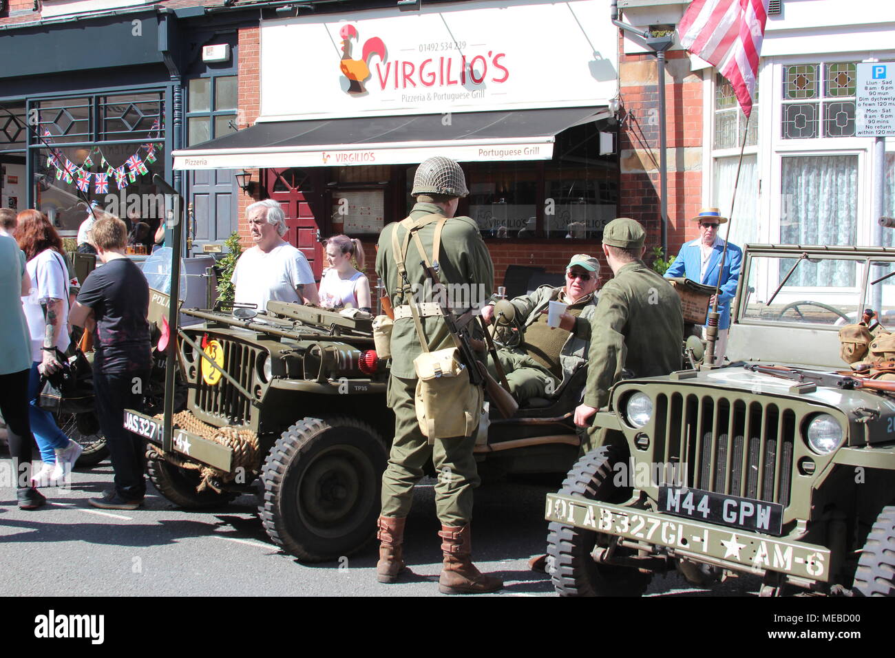 Forties military festival in Colwyn Bay,Wales Stock Photo - Alamy