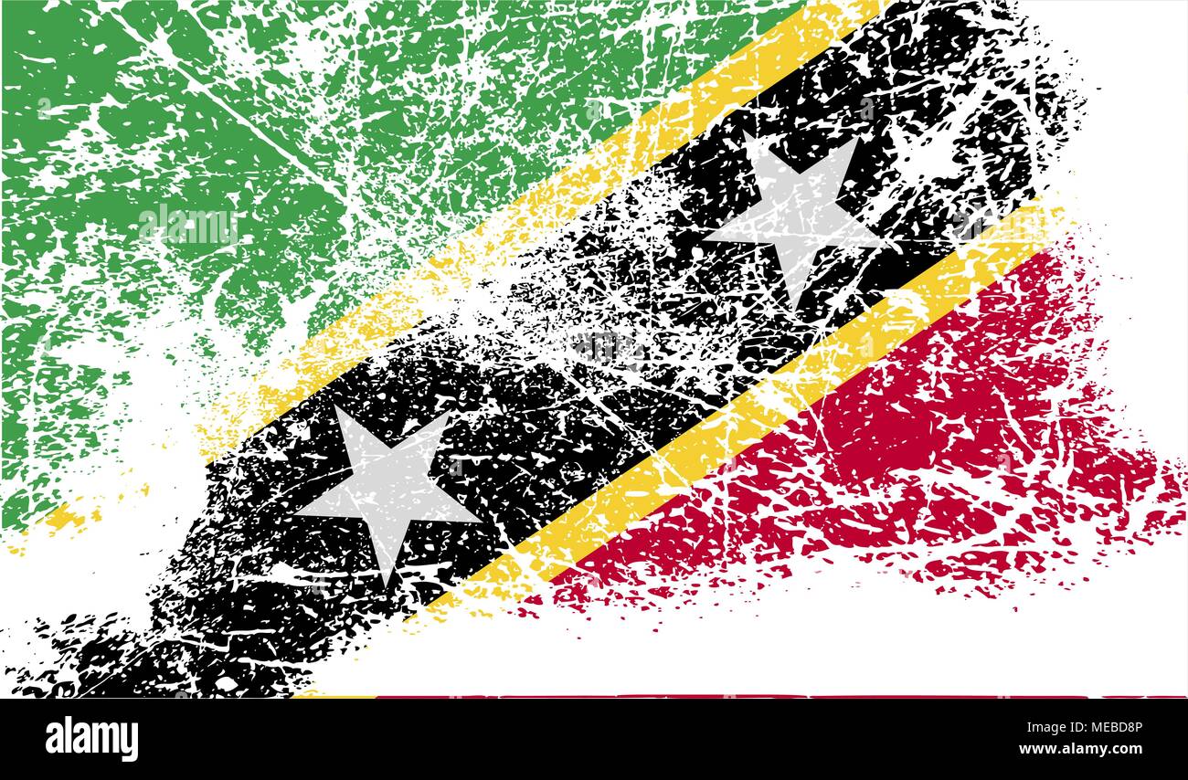 Flag of with old texture. Vector illustration Stock Vector Image & Art ...