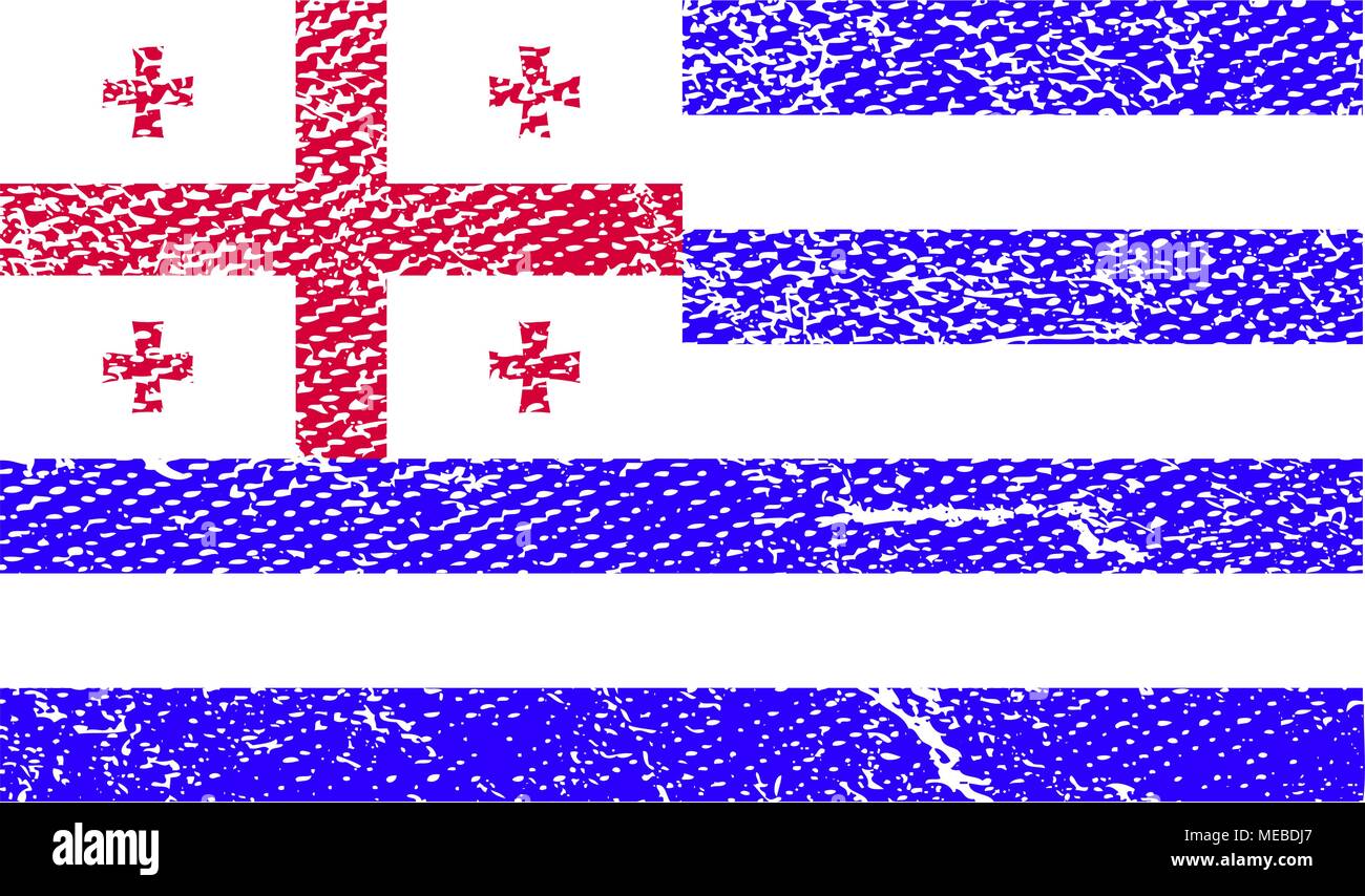 Flag of ajaria hi-res stock photography and images - Alamy