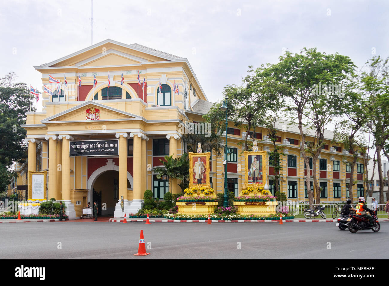 Territorial Defense Command building, Bangkok, Thailand Stock Photo - Alamy
