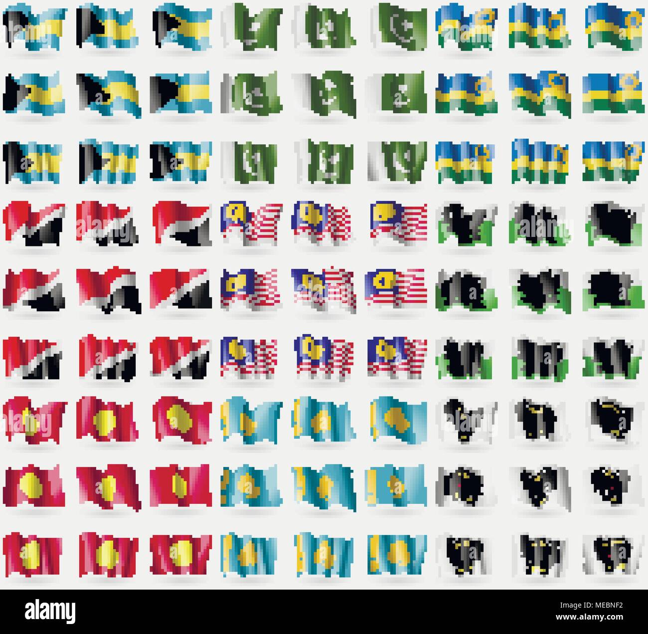 Bahamas, Pakistan, Rwanda, Sealand Principality, Malaysia, Wales ...