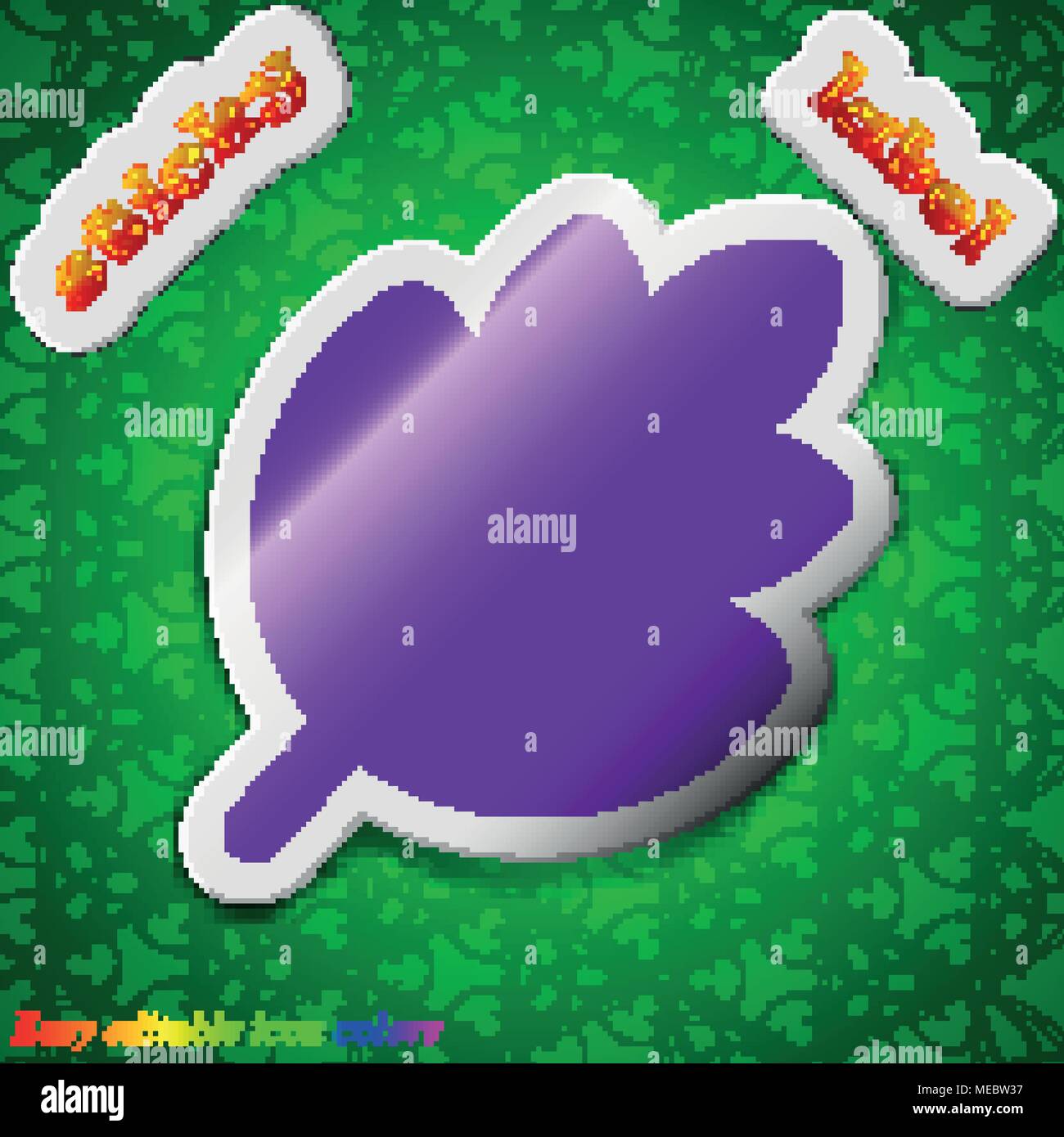 Leaf, Fresh natural product icon sign. Symbol chic colored sticky label ...