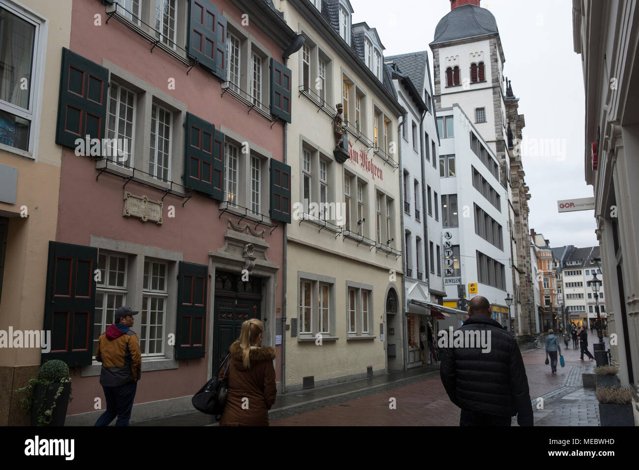 Beethoven Museum in the house where Ludwig Van Beethoven was born in ...