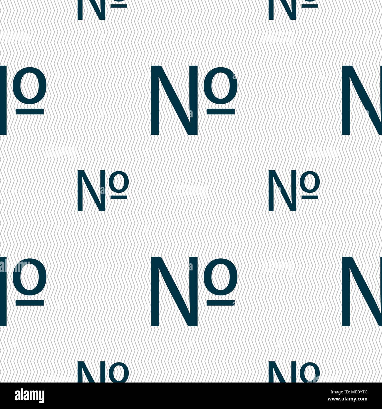 number icon. Set Flat modern. Seamless pattern with geometric texture ...