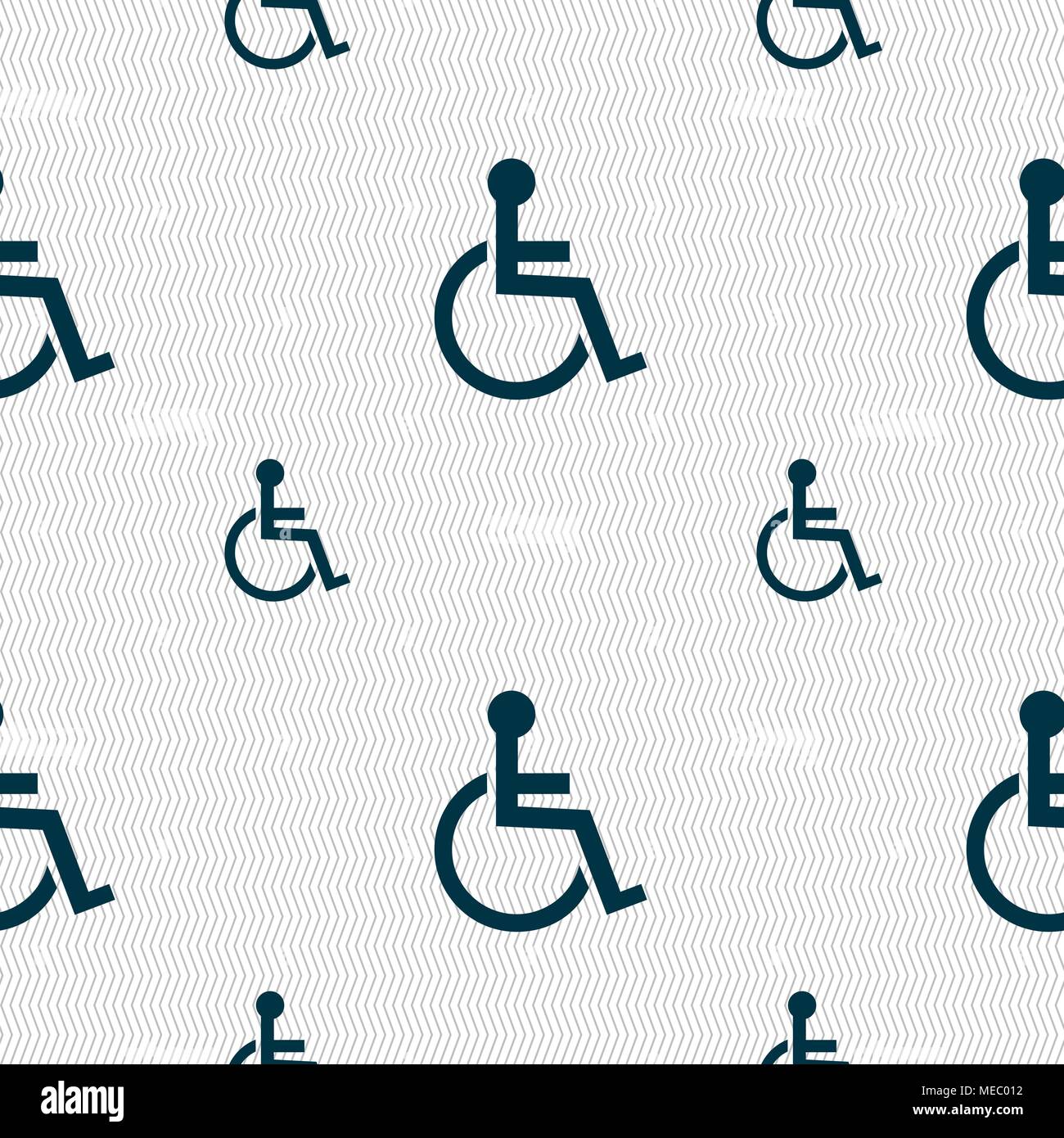Disabled sign icon. Human on wheelchair symbol. Handicapped invalid ...