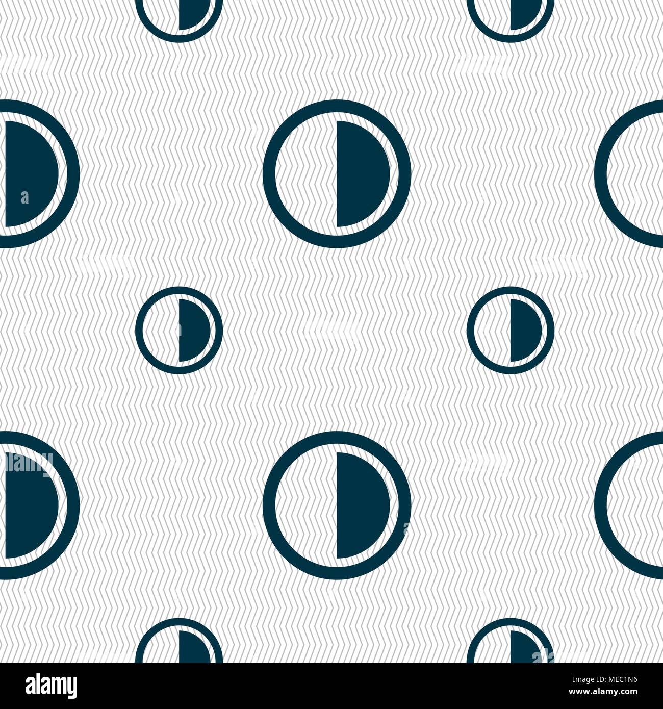 contrast icon sign. Seamless pattern with geometric texture. Vector ...