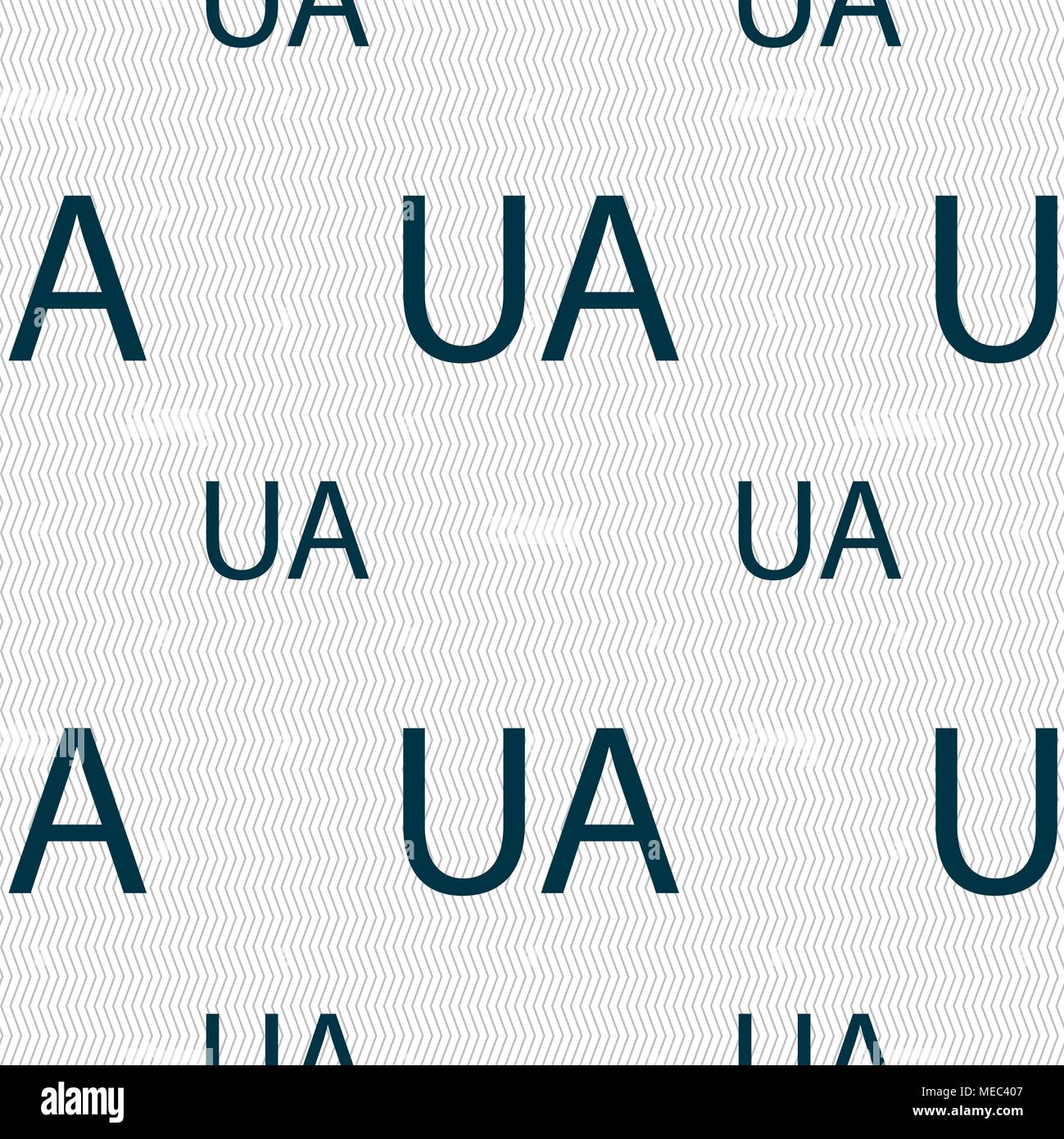 Ukraine sign icon. symbol. UA navigation. Seamless pattern with ...