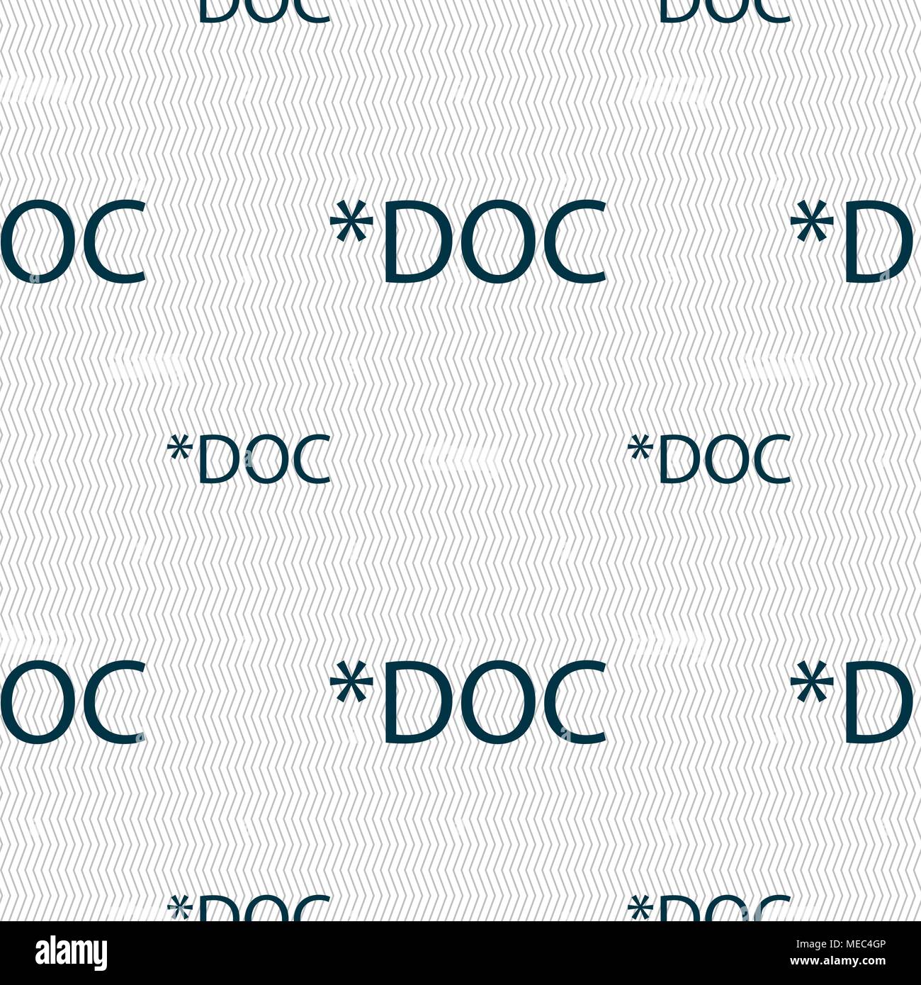 File document icon. Download doc button. Doc file extension symbol ...