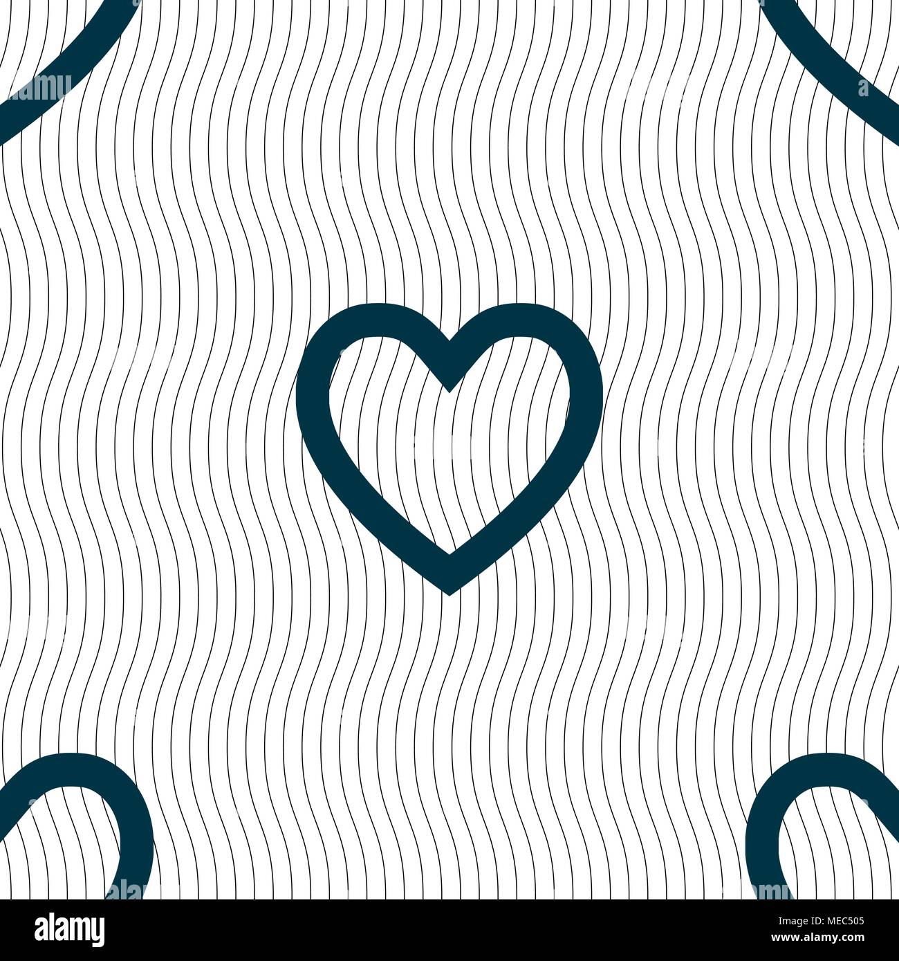 Heart sign icon. Love symbol. Seamless pattern with geometric texture ...