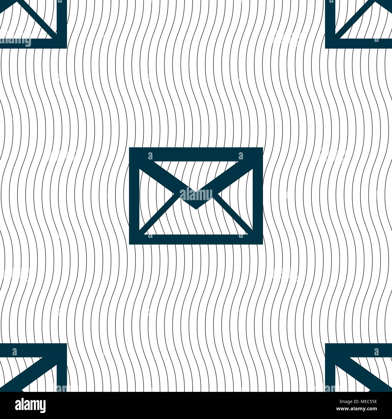 Cursor hand envelope email Stock Vector Images - Alamy