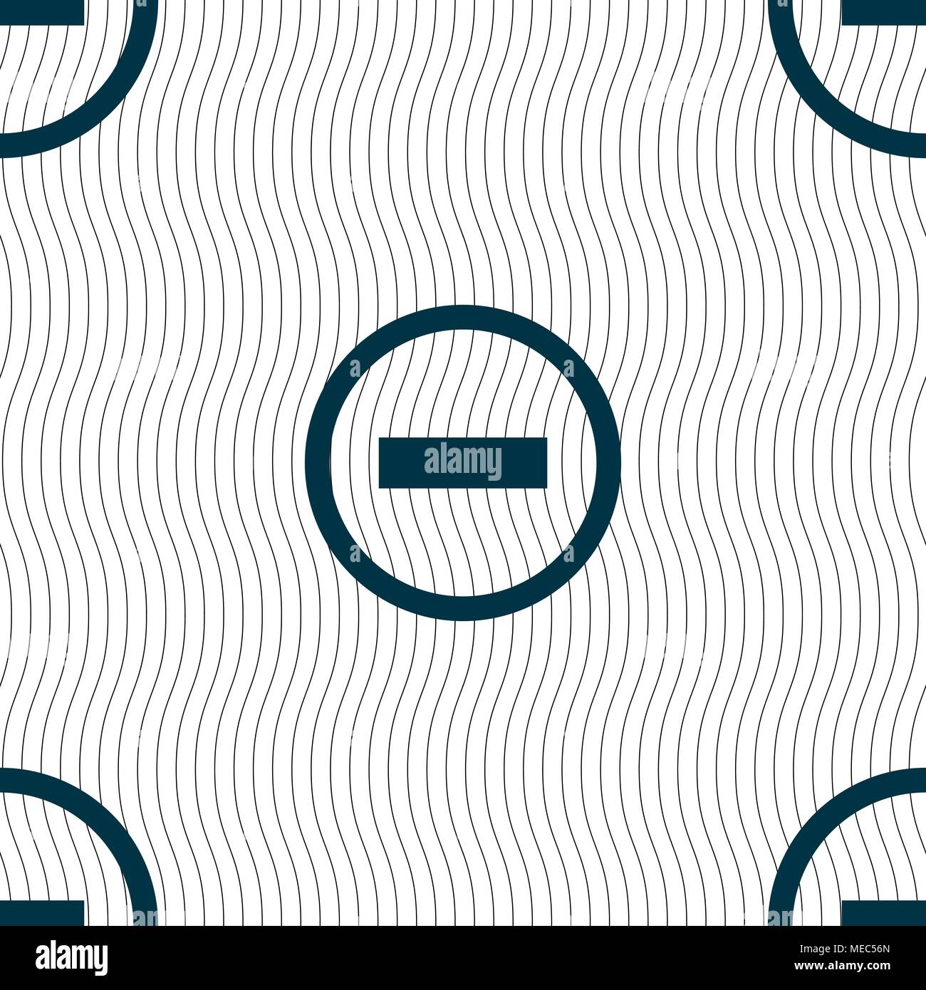 Minus sign icon. Negative symbol. Zoom out. Seamless pattern with ...