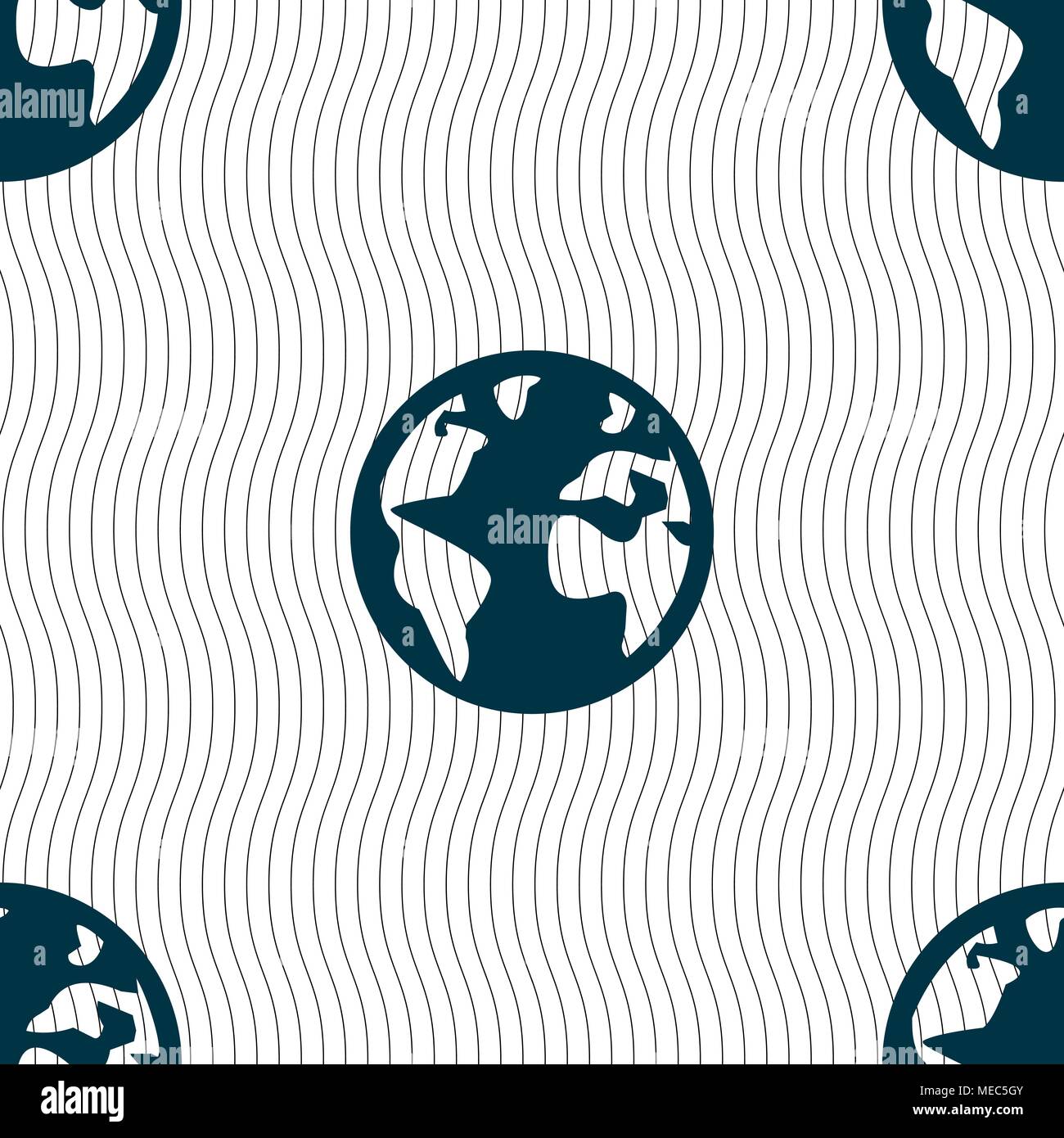 Globe sign icon. World map geography symbol. Globes on stand for ...