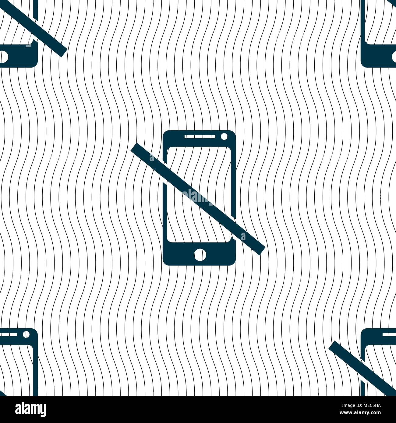 Do not call. Smartphone signs icon. Support symbol. Seamless pattern ...