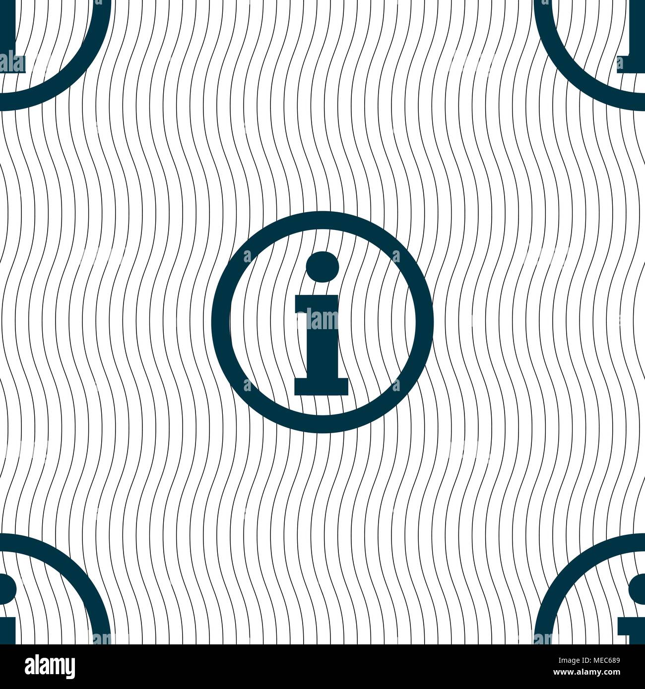 Information sign icon. Info speech bubble symbol. Seamless pattern with ...