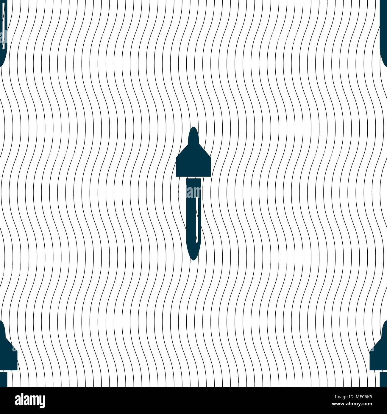 dropper sign icon. pipette symbol. Seamless pattern with geometric ...