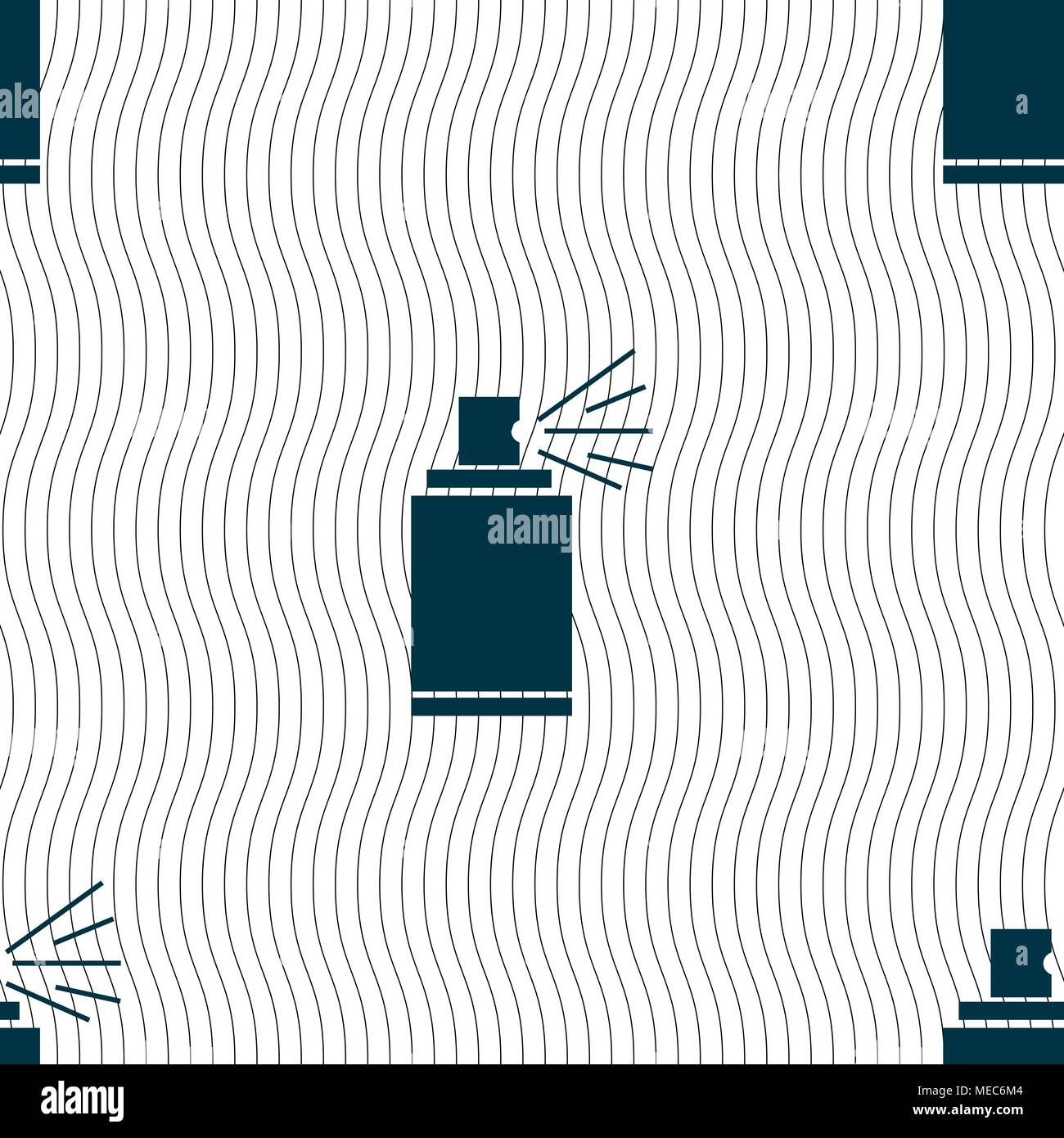 Graffiti spray can sign icon. Aerosol paint symbol. Seamless pattern ...