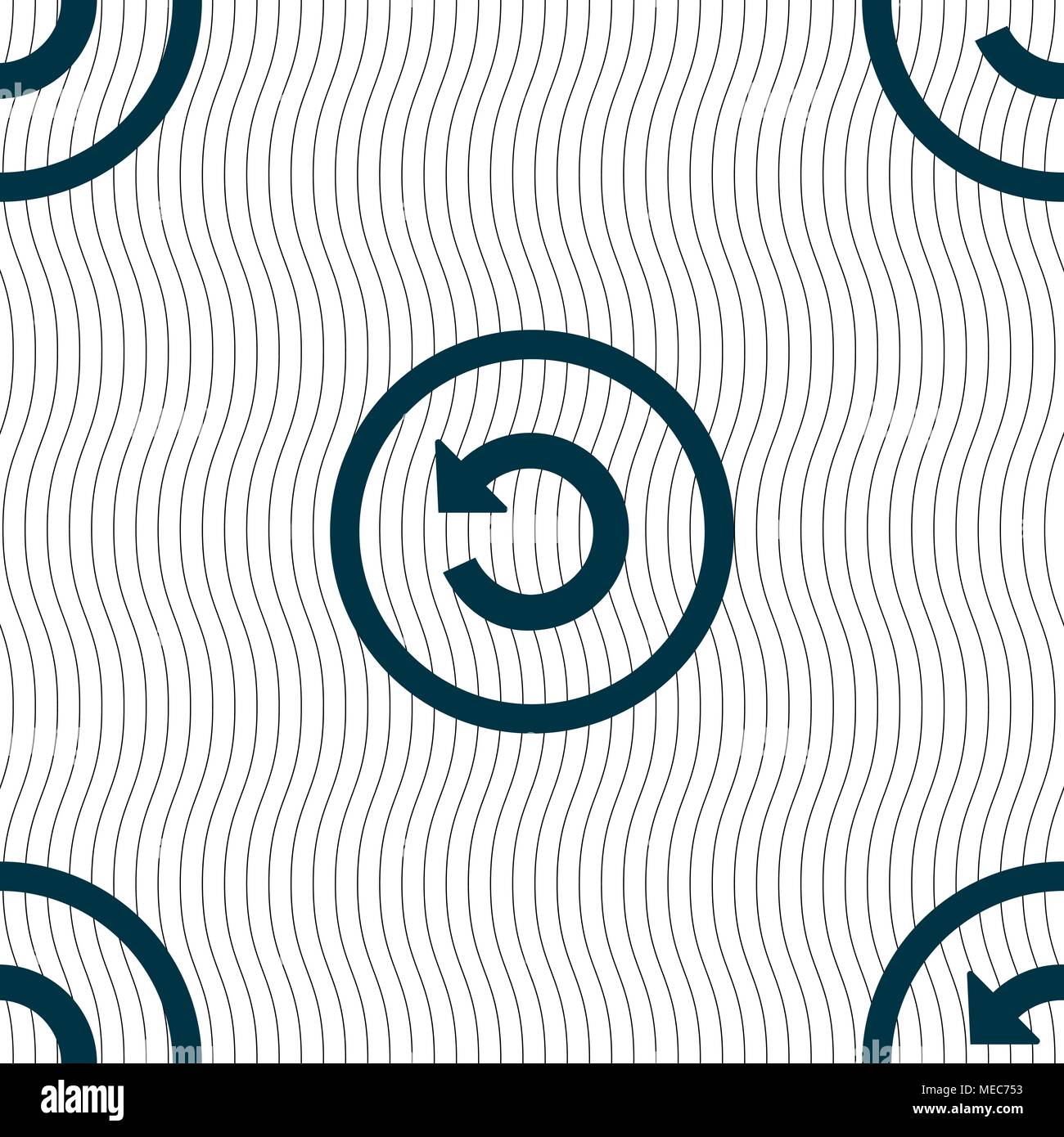 Upgrade, arrow, update icon sign. Seamless pattern with geometric ...