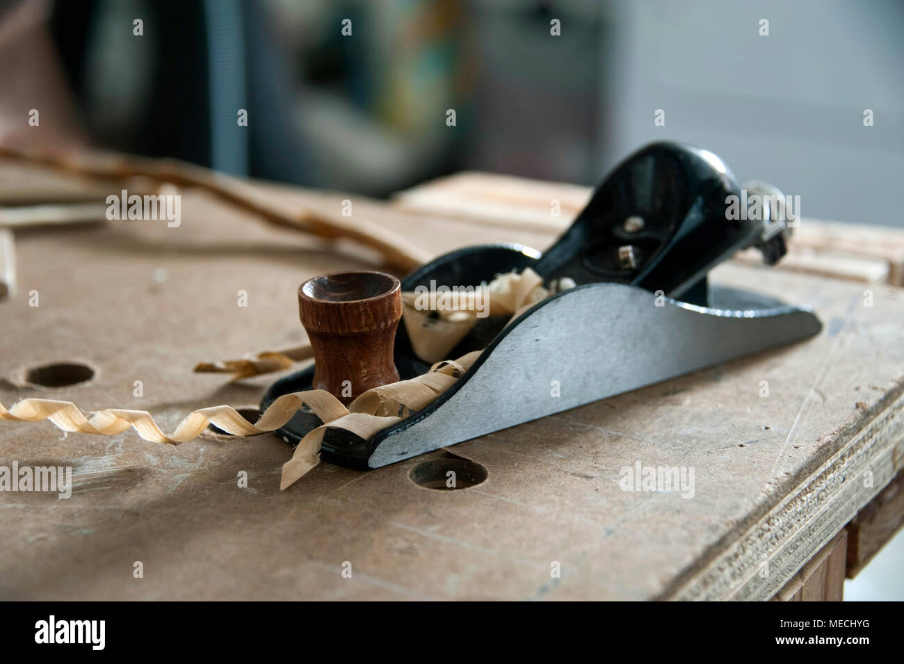 Rustic tool bench hi-res stock photography and images - Alamy