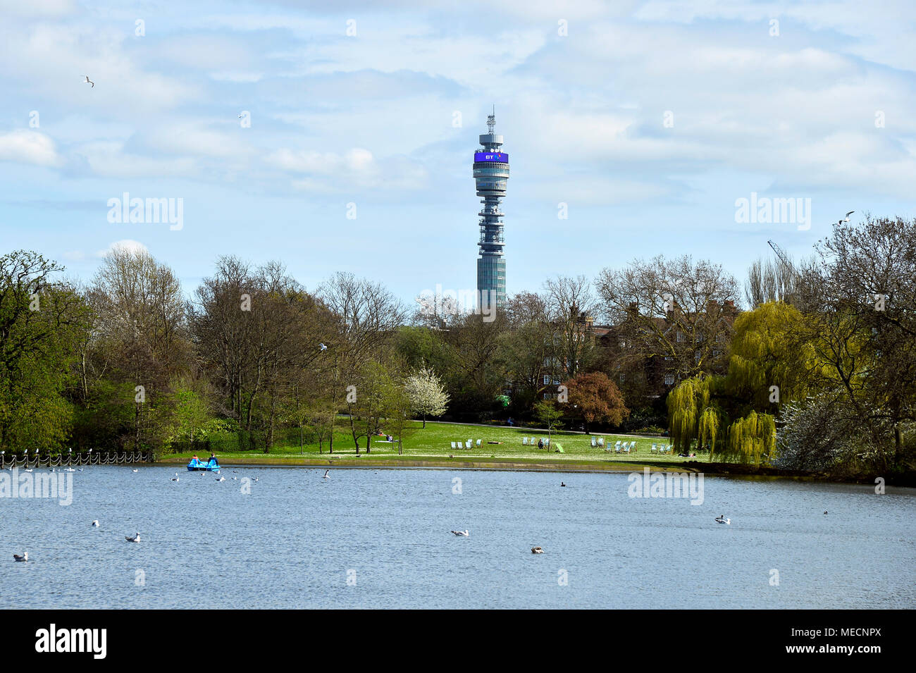 The Regent's Park in Spring - London - England Stock Photo - Alamy
